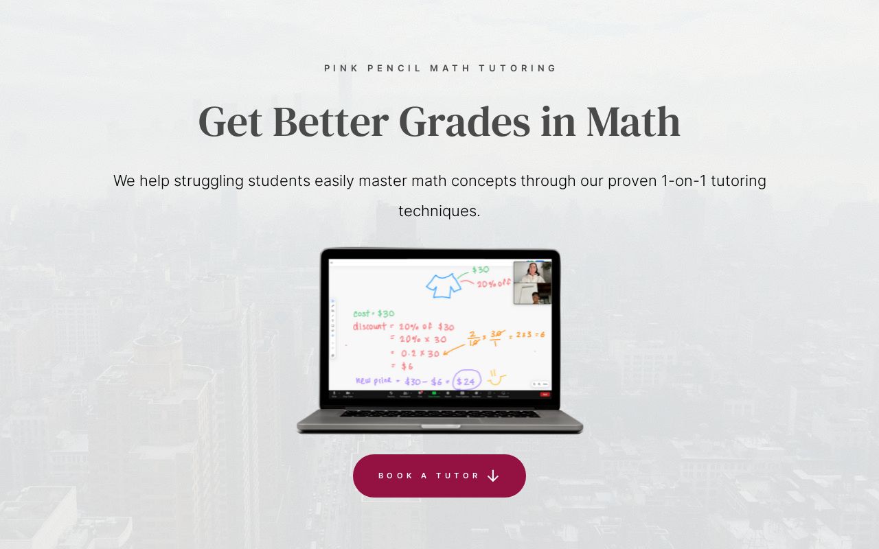 Pink Pencil Math Tutoring